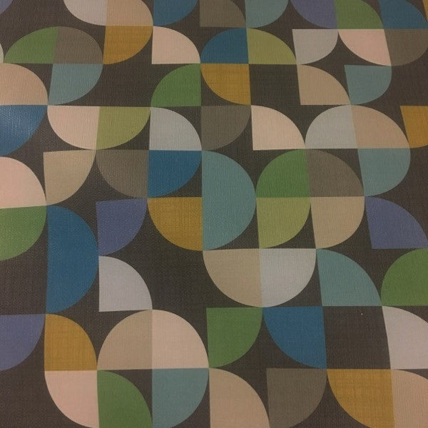 Designtex Sail Carbon Geometric Multi Upholstery Vinyl – Toto Fabrics