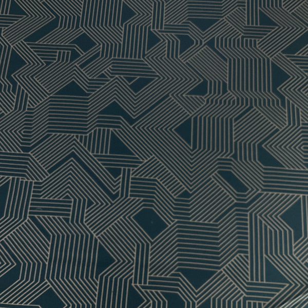Carnegie Maze Color 38 Geometric Blue Upholstery Fabric – Toto Fabrics