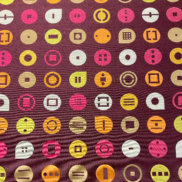 Momentum Symbol Sangria Red Upholstery Fabric – Toto Fabrics