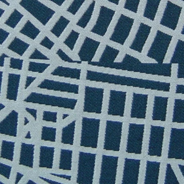 Luna Urban Grid Walker Blue Upholstery Fabric – Toto Fabrics