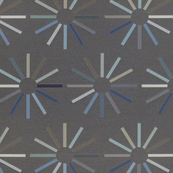 Momentum Colorwheel Toumaline Geometric Gray Upholstery Fabric – Toto ...