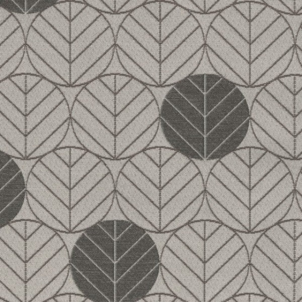 Designtex Round Leaves Coton Gray Upholstery Fabric – Toto Fabrics