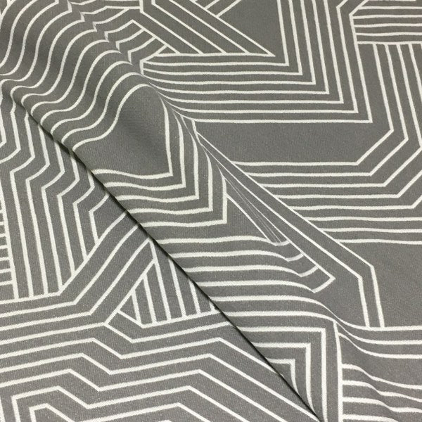 Carnegie Maze Color 33 Geometric Gray Upholstery Fabric – Toto Fabrics